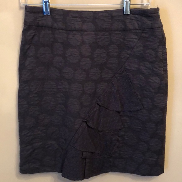 Anthropologie | Skirts | Rare Find Anthropologie Skirt Textured Fabric ...
